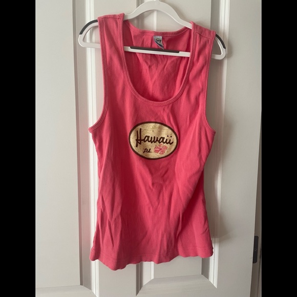 Kavio | Tops | Hawaii Pink Tank | Poshmark
